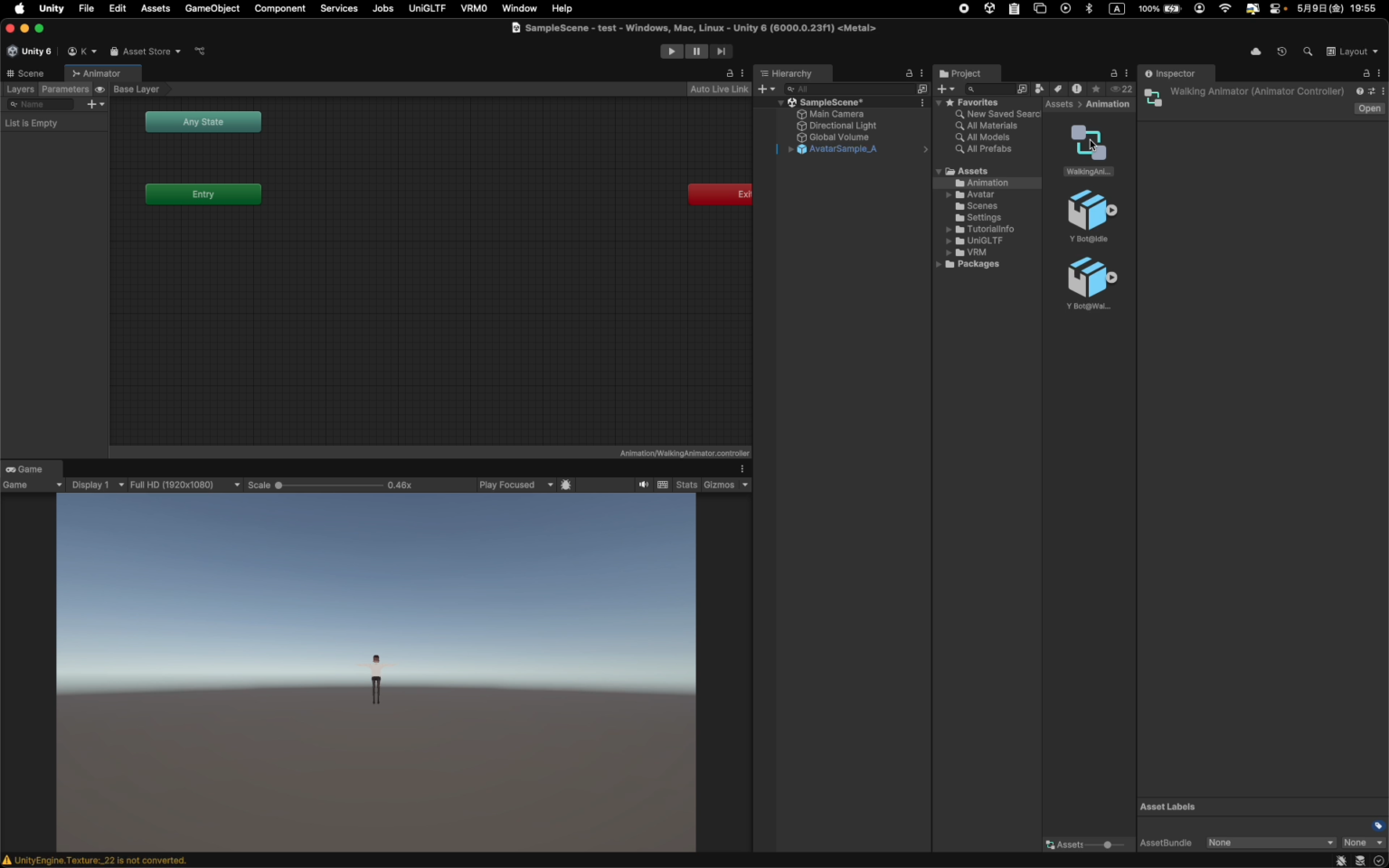 【Unity6 × VRoid × Mixamo】VRoidアバターをUnity6で動かす方法 - iPPO